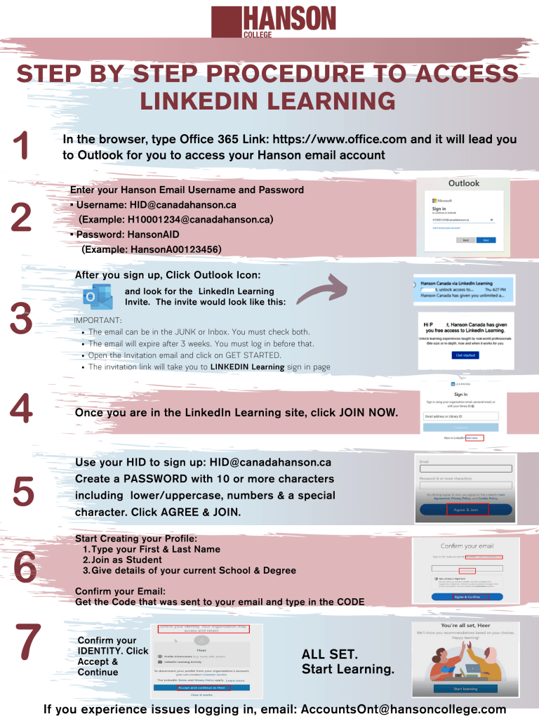 login - Hanson College ON